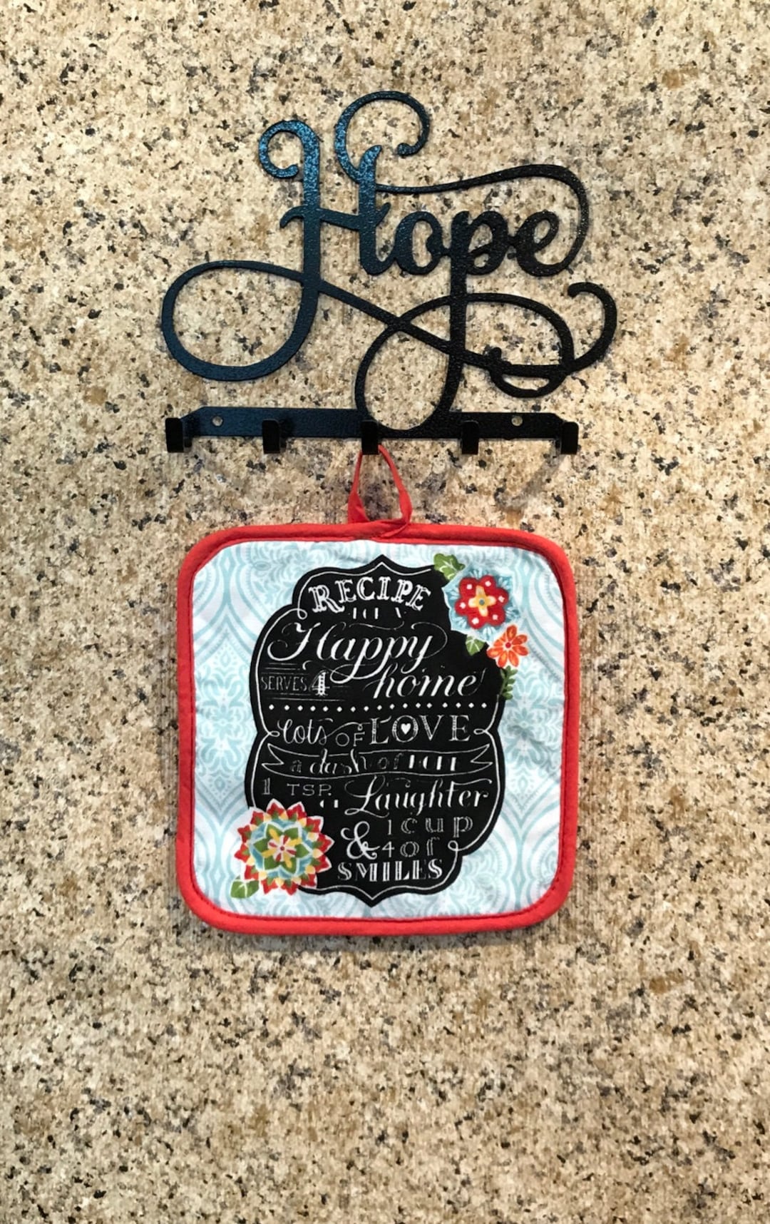 HOPE POT HOLDER, Pot Holder, Pot Holder Hooks, Metal Pot Holder Hook ...