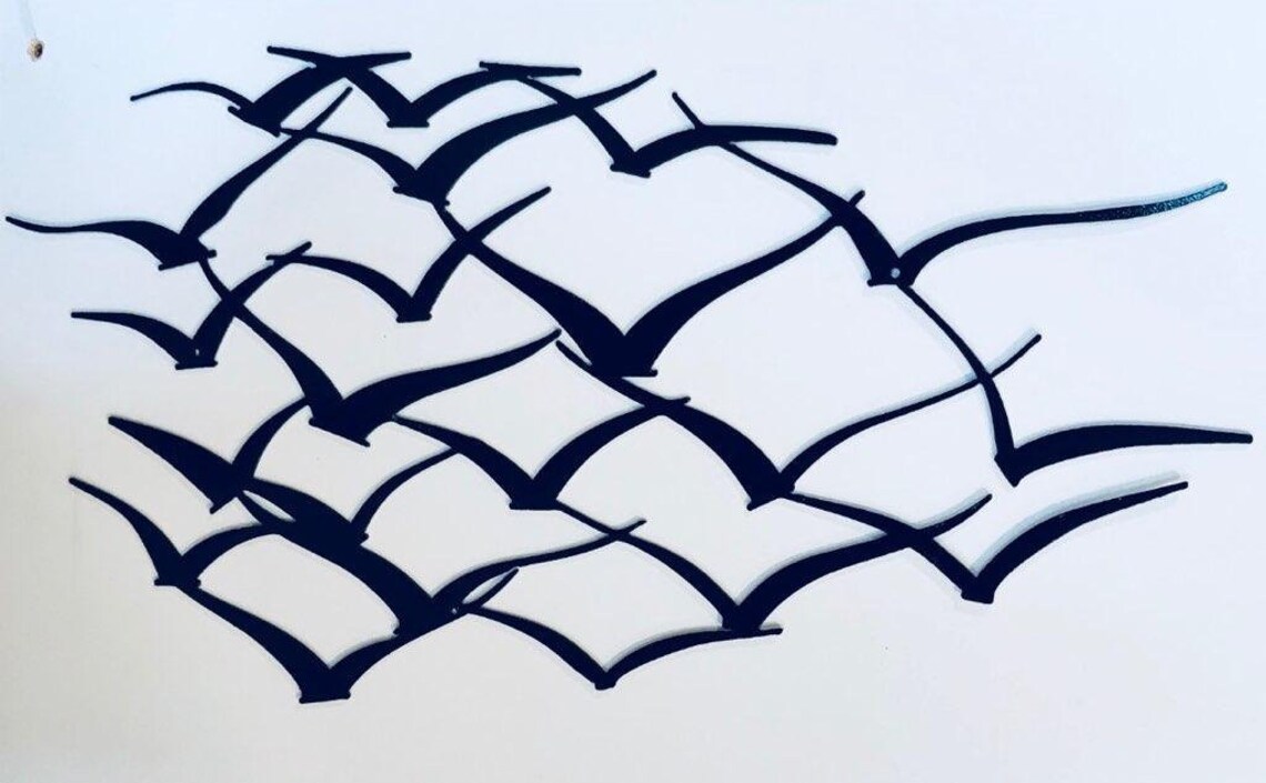 BIRDS Metal Art Metal Art Metal Wall Art Metal Wall Decor | Etsy