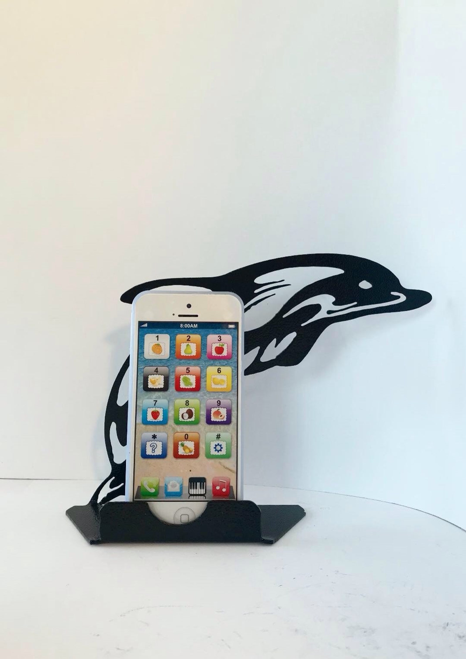 DOLPHIN Phone Holder Phone Holder Phone Stand Metal Phone - Etsy