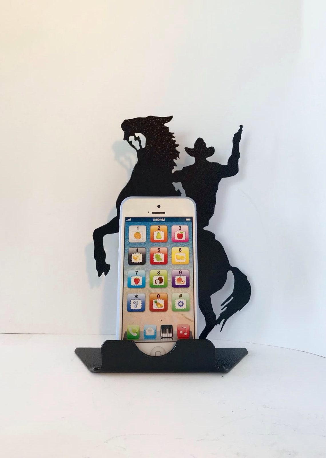 COWBOY Phone Holder Phone Holder Phone Stand Metal Phone - Etsy
