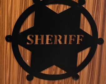 Sheriff Wall Decor - Etsy