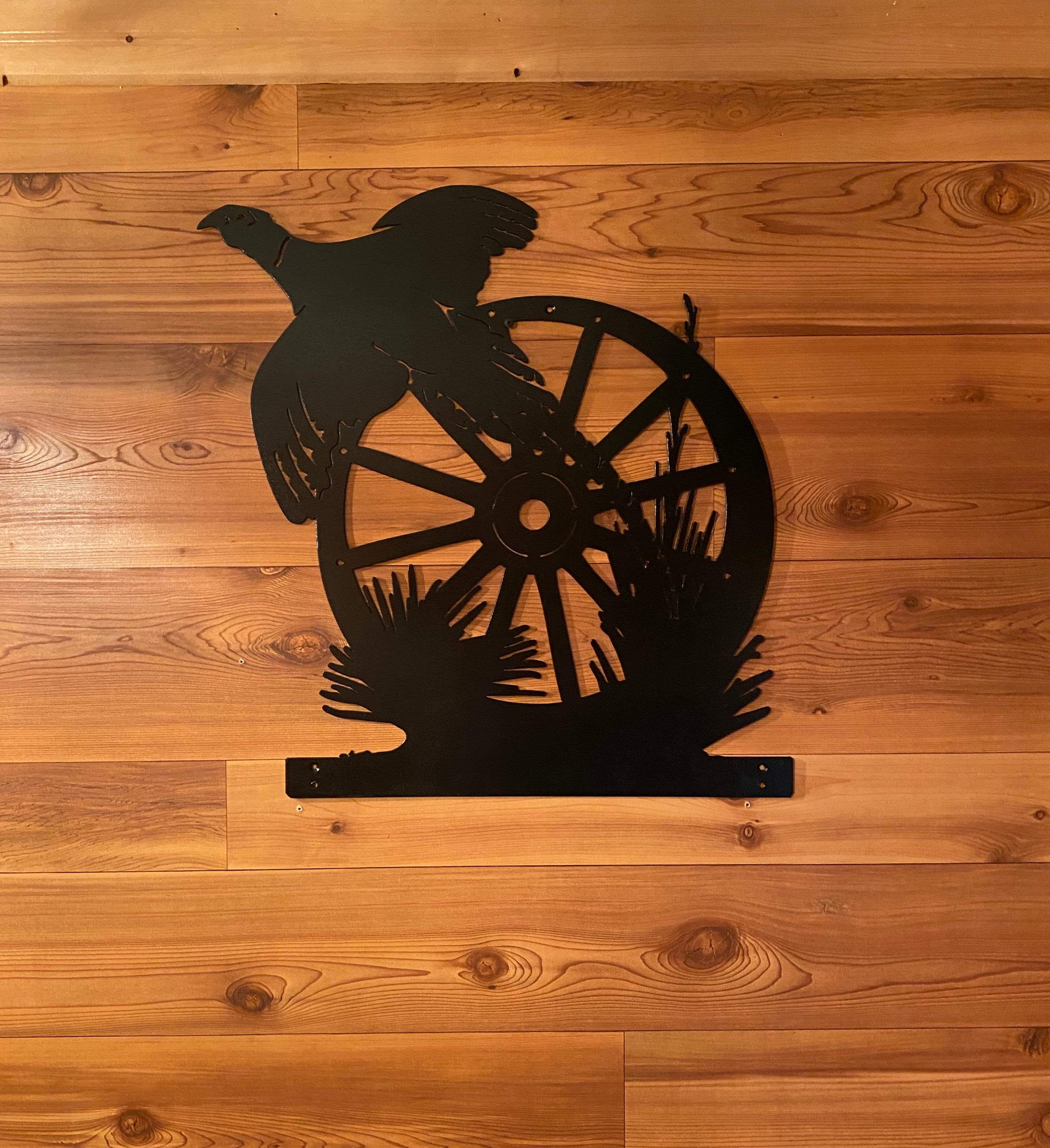 PHEASANT metal art hunting gift hunting decor pheasant | Etsy