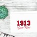 Happy Deltaversary Cards, Red and White, A2 Folded Cards - Etsy