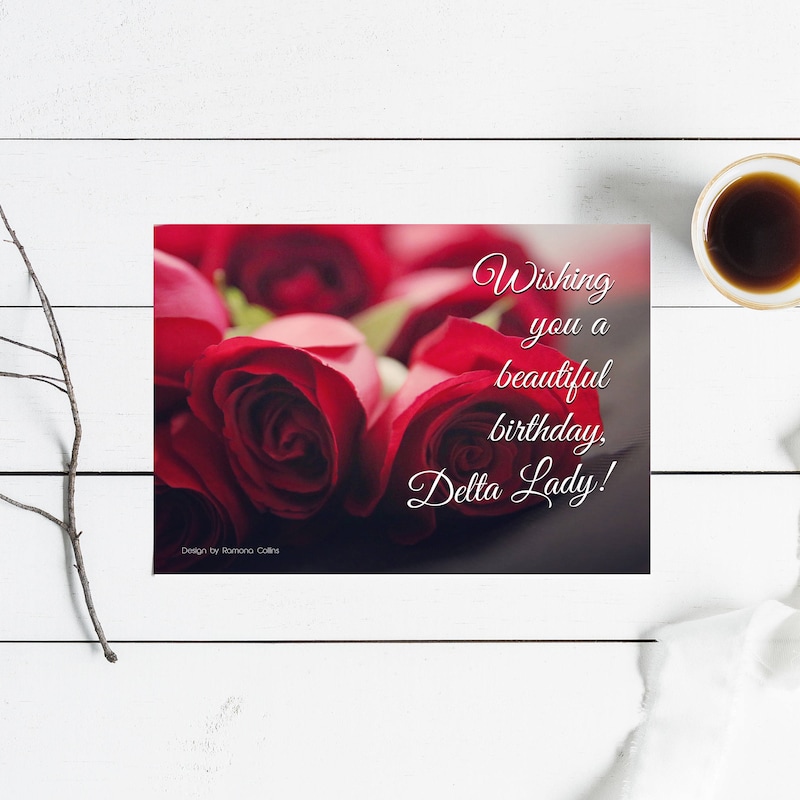 Happy Birthday Delta Sigma Theta - Etsy
