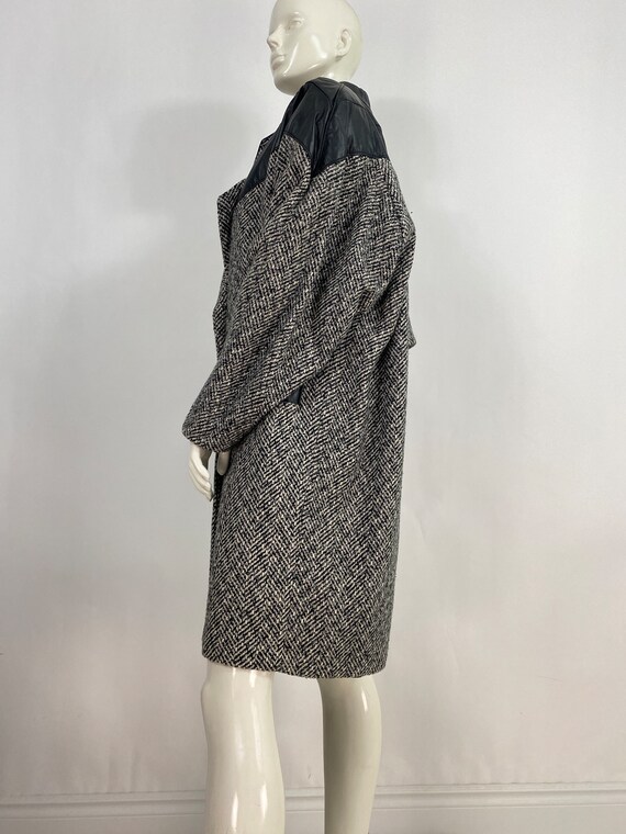 1980s salt and pepper coat, ADA coat - Gem