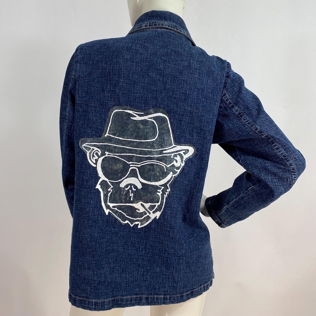 Denim Top, Unique Custom Denim Shirt, Custom Jean Shirt - Etsy