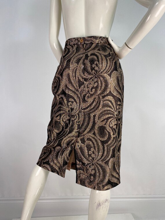 Vintage gold glitter skirt - Gem