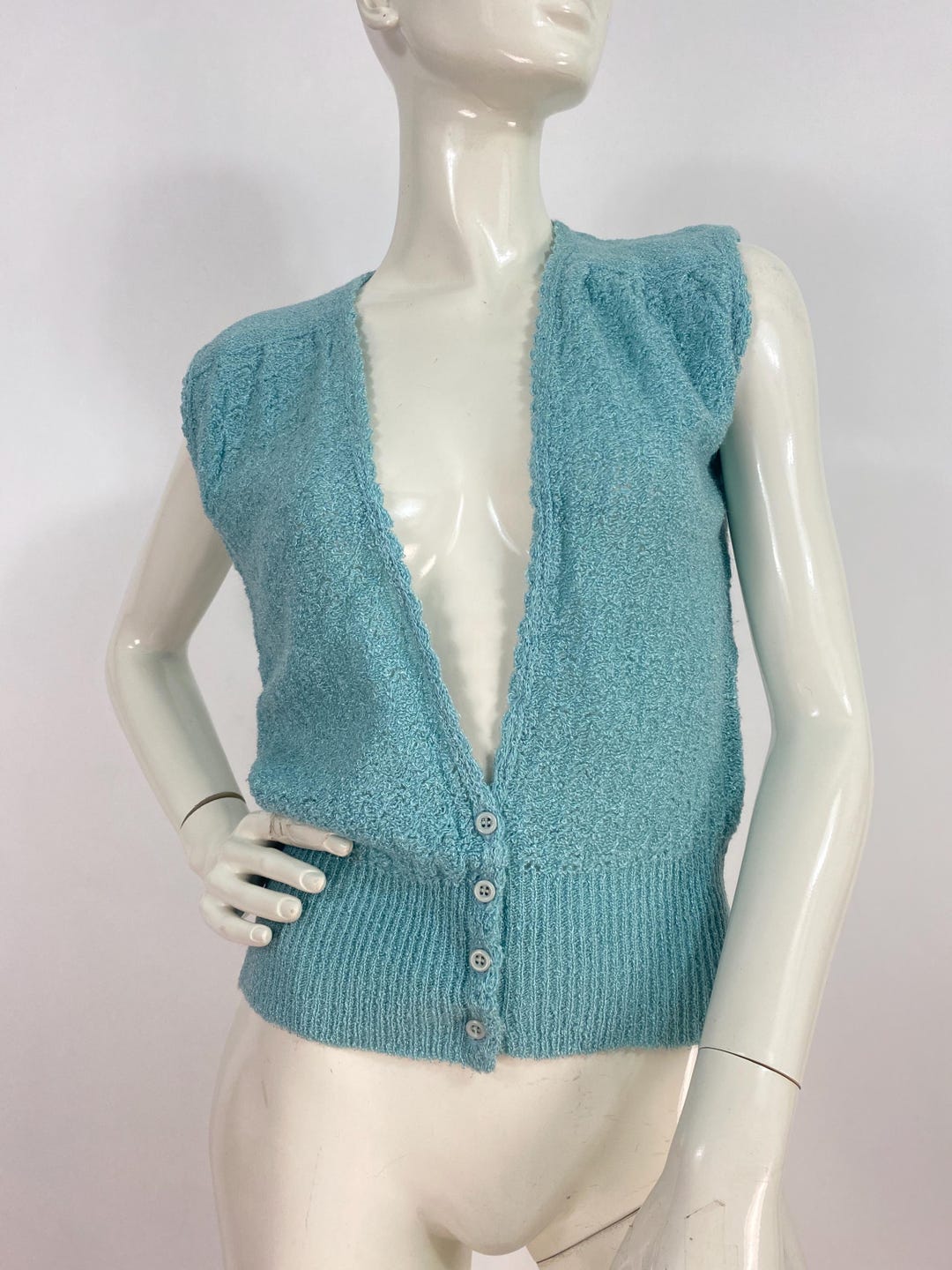 Simpsons Vest, 1970s Simpsons Knit Vest - Etsy