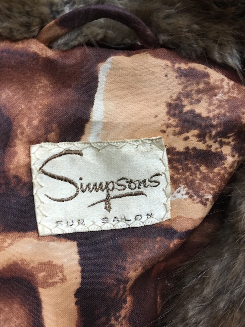 1960s fur coat/Simpsons Fur Salon | Etsy
