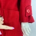 ADA Paris Coat, Red Wool Coat - Etsy