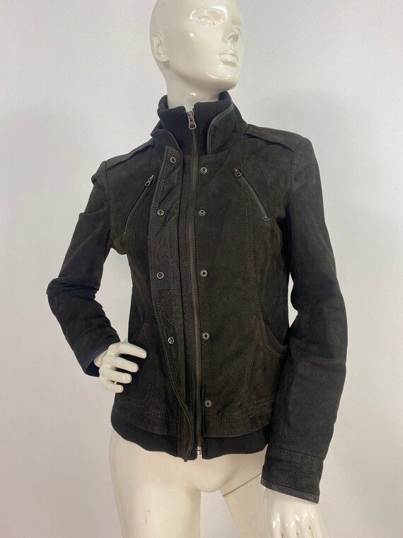 Danier leather jacket, brown genuine leather jacket - Gem