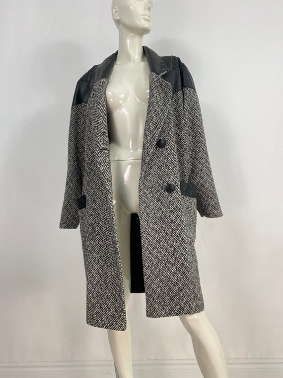 1980s salt and pepper coat, ADA coat - Gem