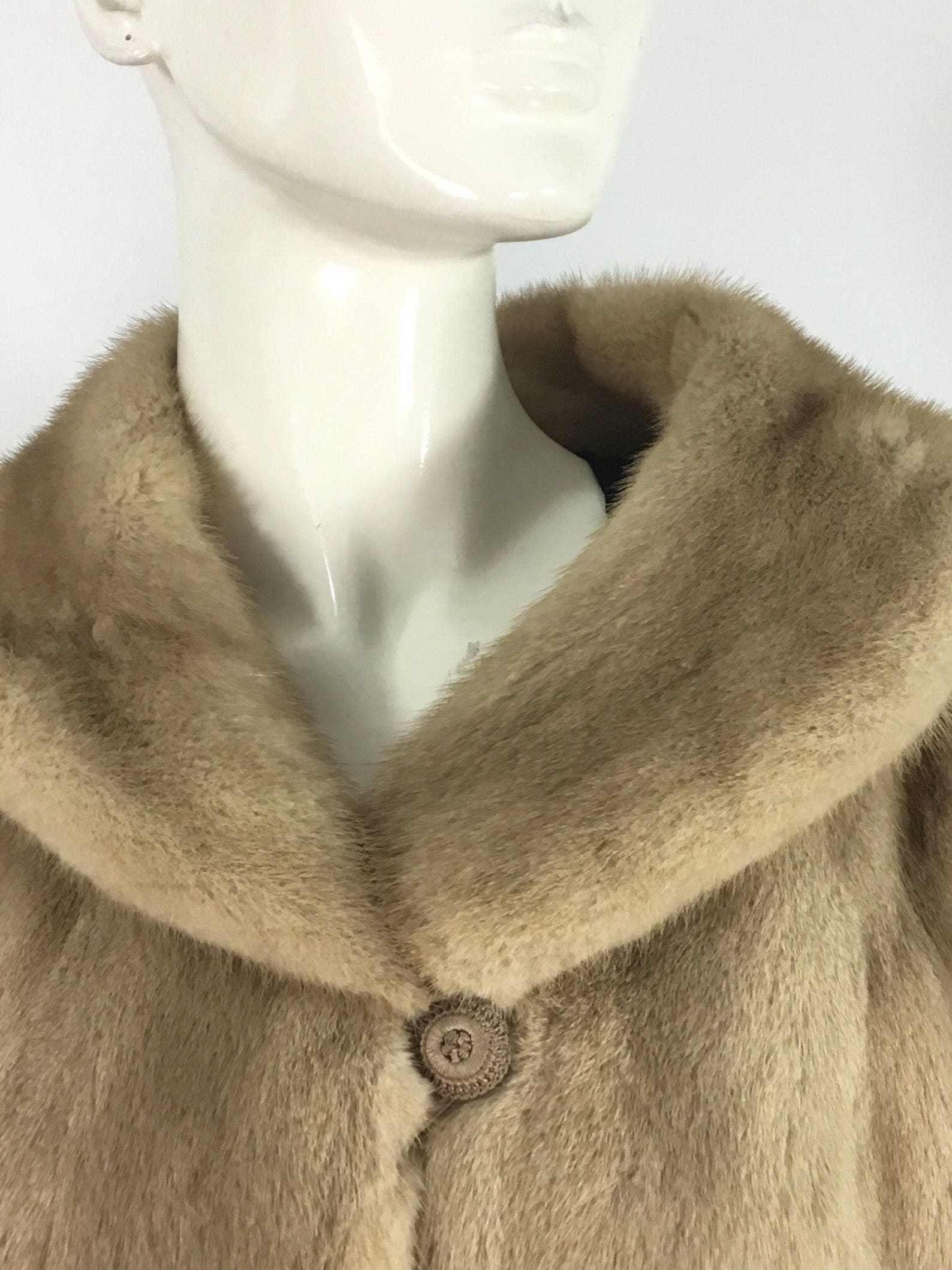 1950s Mink Coat/the Halle Bros Mink Coat/lilly Dache Mink Coat - Etsy ...
