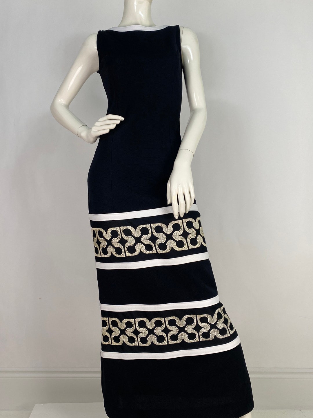 60s Polyester Dress/fortrel Polyester/1960s Maxi Dress - Etsy