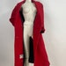 ADA Paris Coat, Red Wool Coat - Etsy