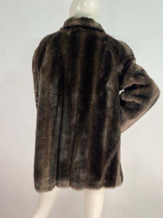 1960s London fog faux fur coat - Gem