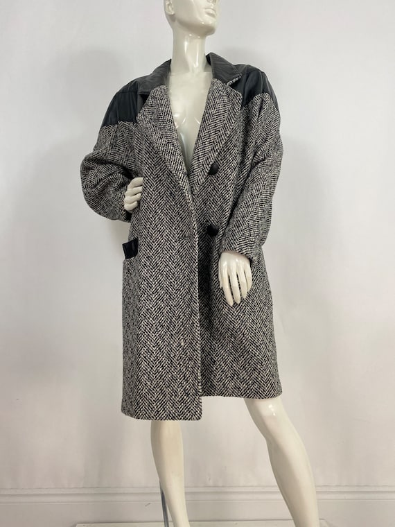 1980s salt and pepper coat, ADA coat - Gem
