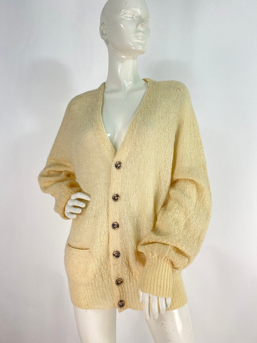 Vintage Wool Mohair Alpaca Sweater - Etsy