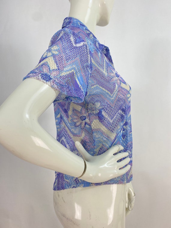 90s mesh top, vintage mesh top, 1990s beach apparel - Gem