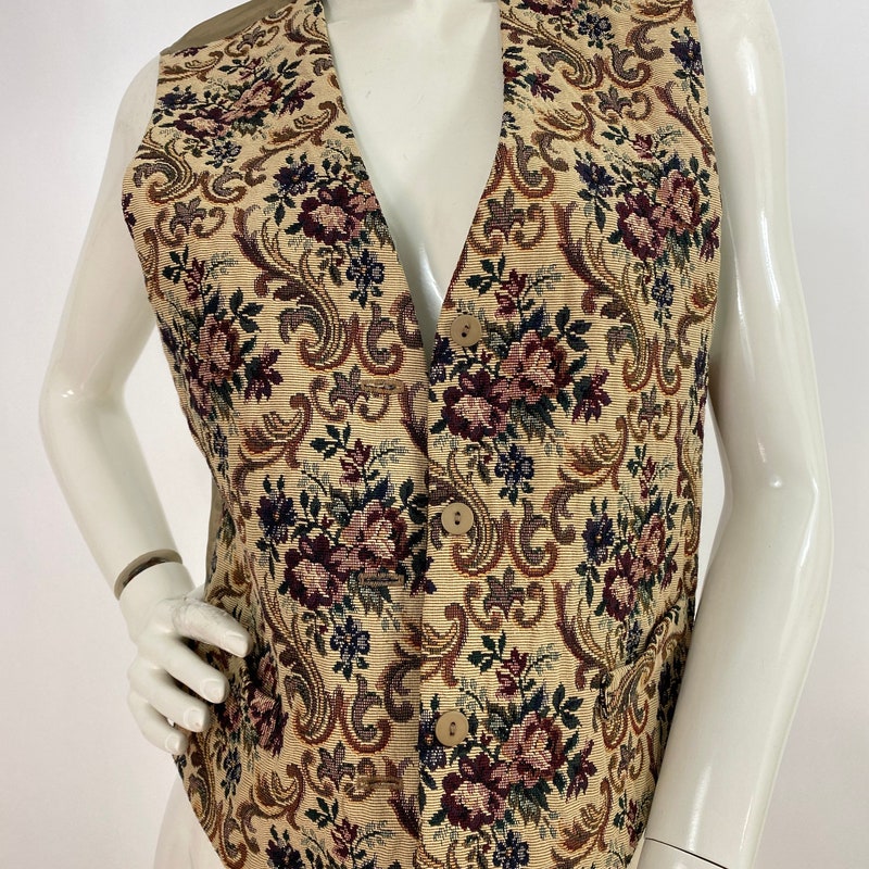 Floral Vest - Etsy