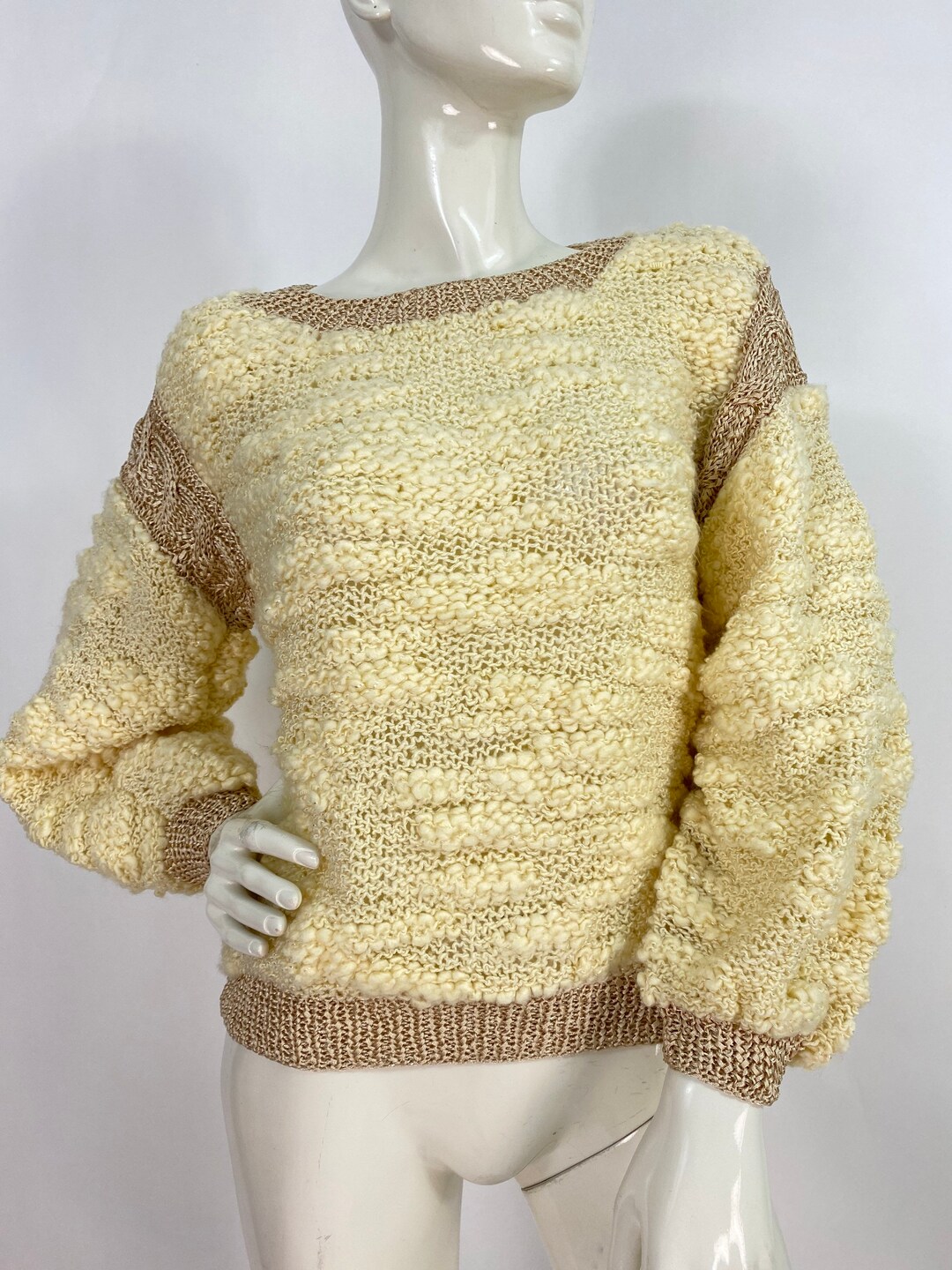 1970s Sweater, Vintage Knitted Sweater - Etsy