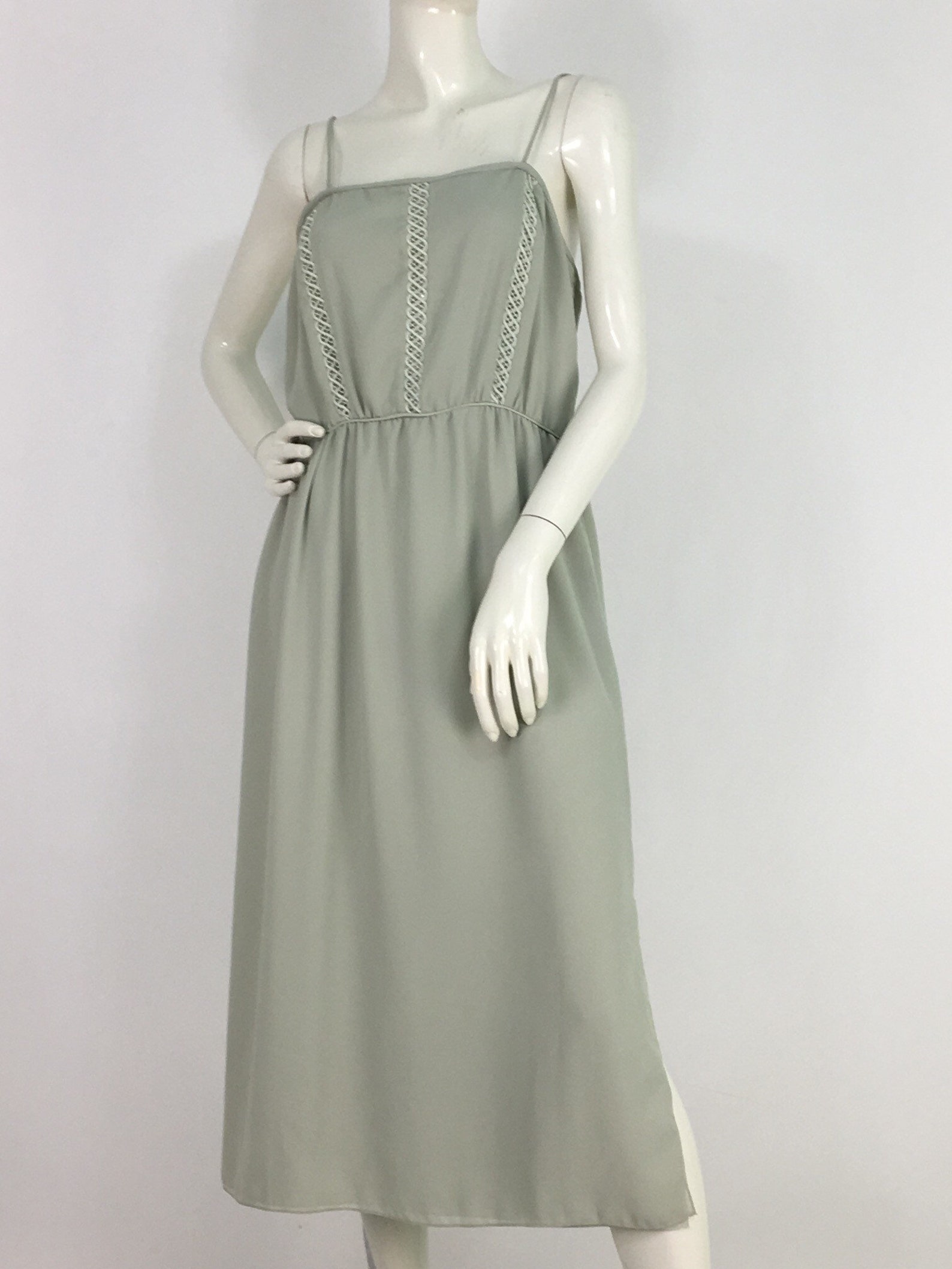 1970s Midi Dress/summer Midi Dress/vintage Dress - Etsy