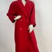 ADA Paris Coat, Red Wool Coat - Etsy