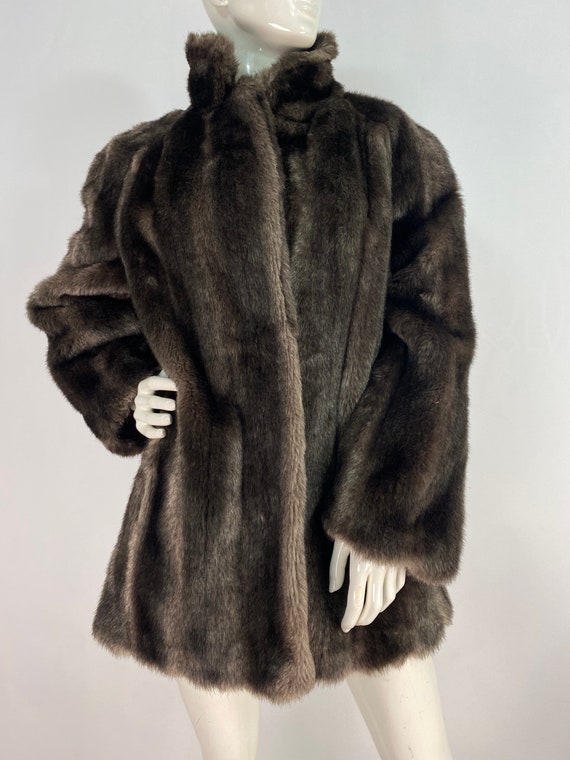 1960s London fog faux fur coat - Gem