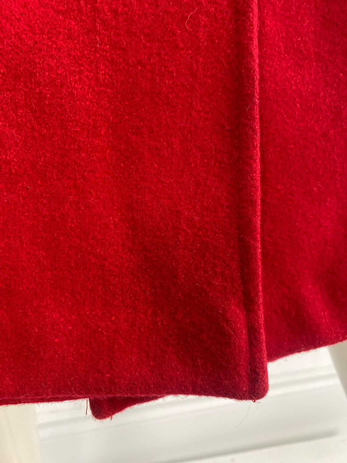 ADA Paris Coat, Red Wool Coat - Etsy