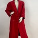 ADA Paris Coat, Red Wool Coat - Etsy