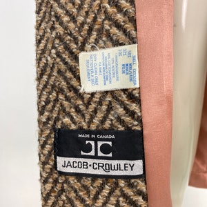 1980s Jacob Crowley Coat, Vintage Mohair Wool Blend Coat - Etsy