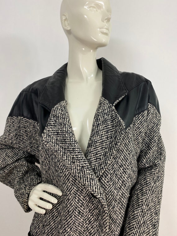 1980s salt and pepper coat, ADA coat - Gem