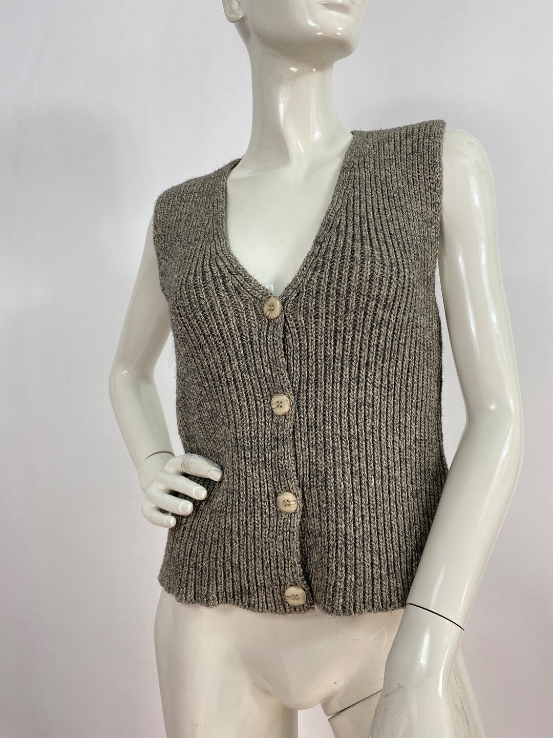 90s Knit Vest, 1990s Vest, Alibi Knit Vest - Etsy