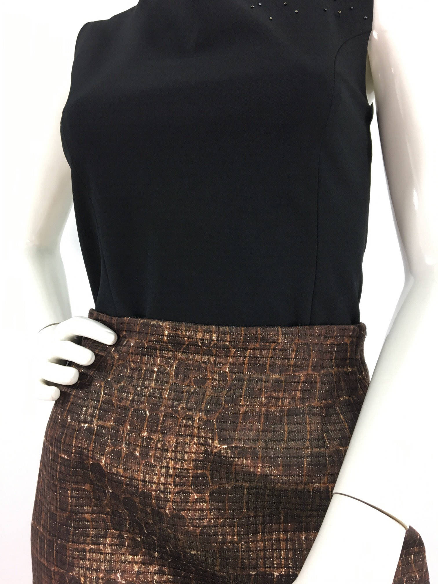 Vintage Toi Mon Toi Black Top/vintage Black Top/zipper Back - Etsy