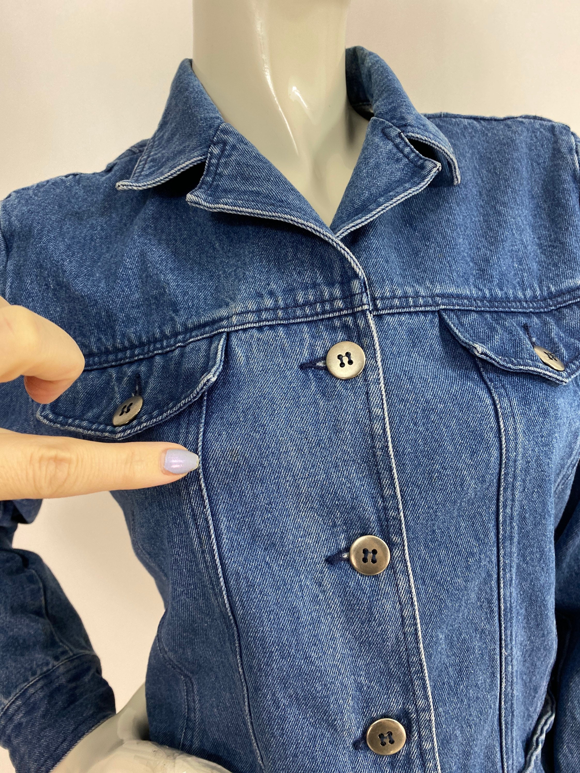 1990s Denim Jacket 90s Jean Jacket - Etsy