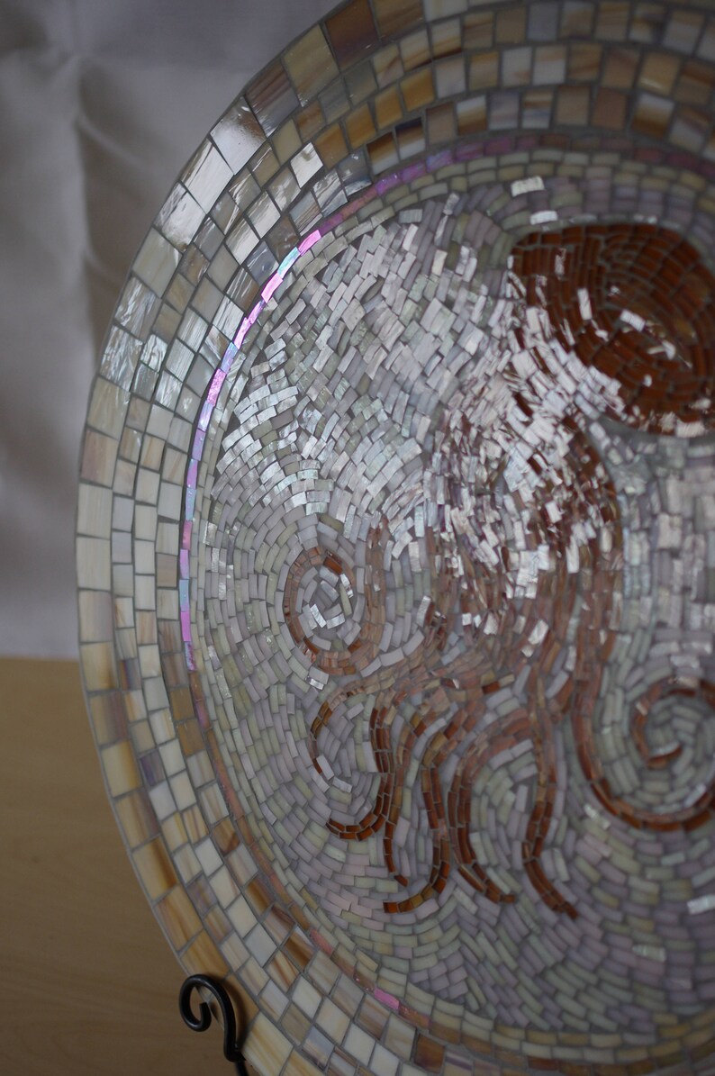 Glass Mosaic Octopus No2, Glass Mosaic Wall Hanging - Etsy UK