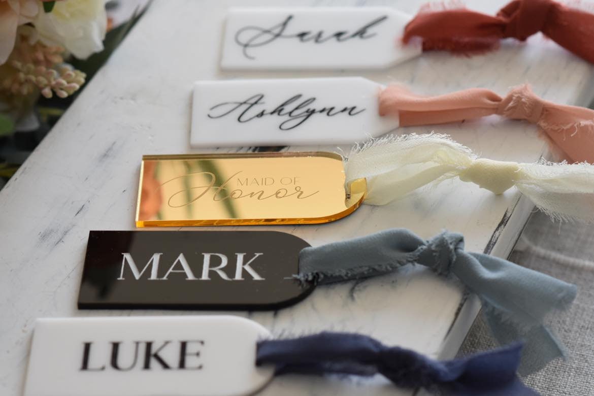 Place Tags, Name Tags, Dining Tags, Seating Designation, Place Settings ...