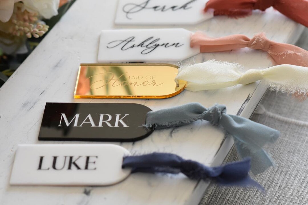 Place Tags, Name Tags, Dining Tags, Seating Designation, Place Settings ...
