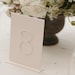 Wedding Table Numbers / Table Seating Numbers / Arched Table Numbers ...