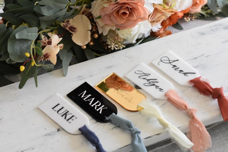 Place Tags, Name Tags, Dining Tags, Seating Designation, Place Settings ...