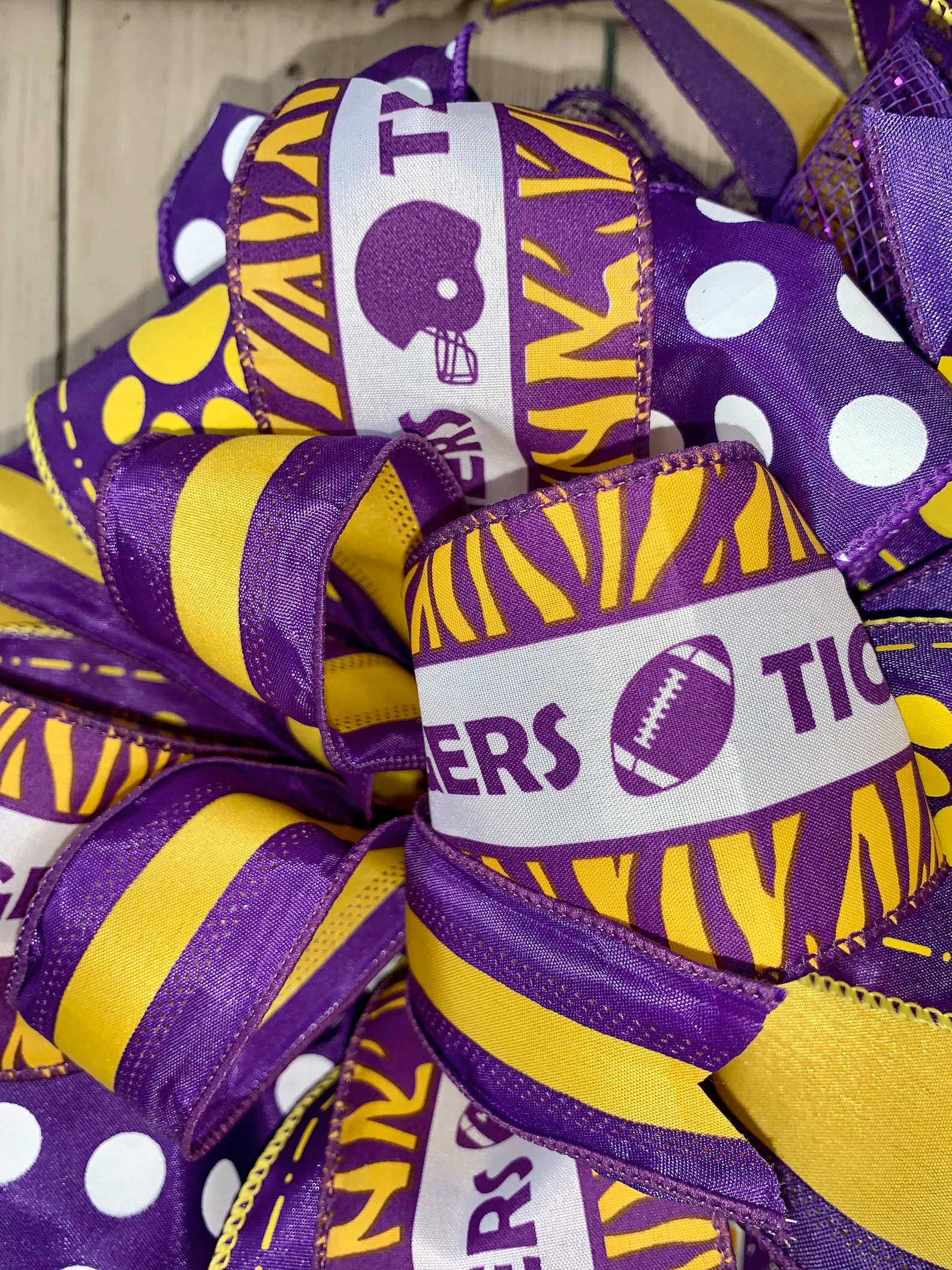 LSU Wreath for Front Door, Louisiana State Wreath for Front Door ...