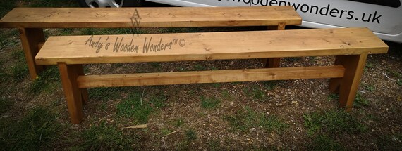 Country Style Bench. Rustic Bespoke Reclaimed Timber. | Etsy