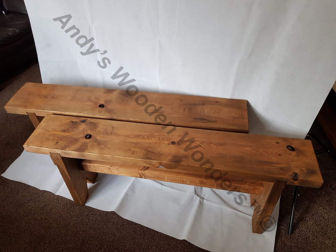Country Style Bench. Rustic, Bespoke, Reclaimed Timber. Made-to-order ...