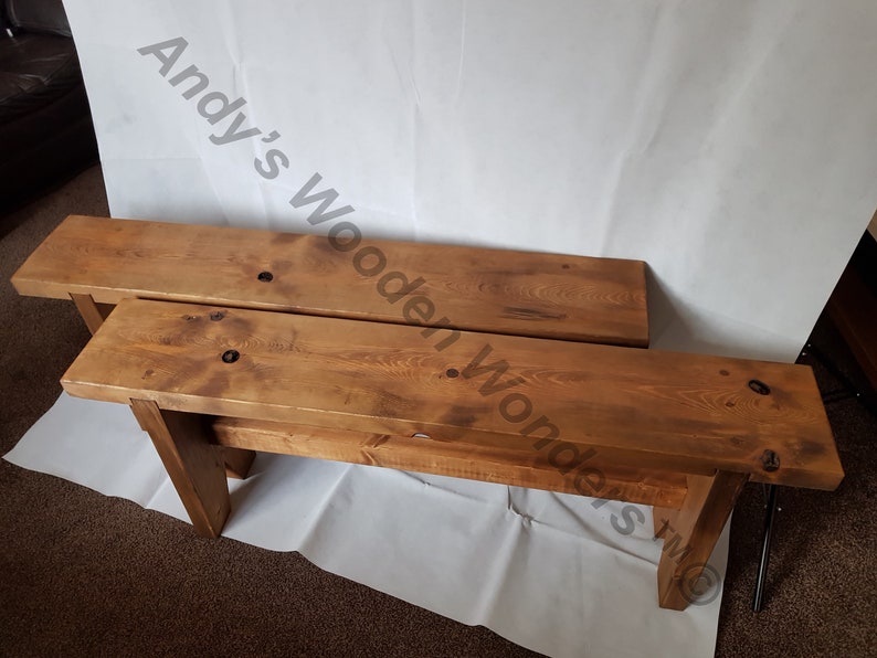 Country Style Bench. Rustic, Bespoke, Reclaimed Timber. Made-to-order ...
