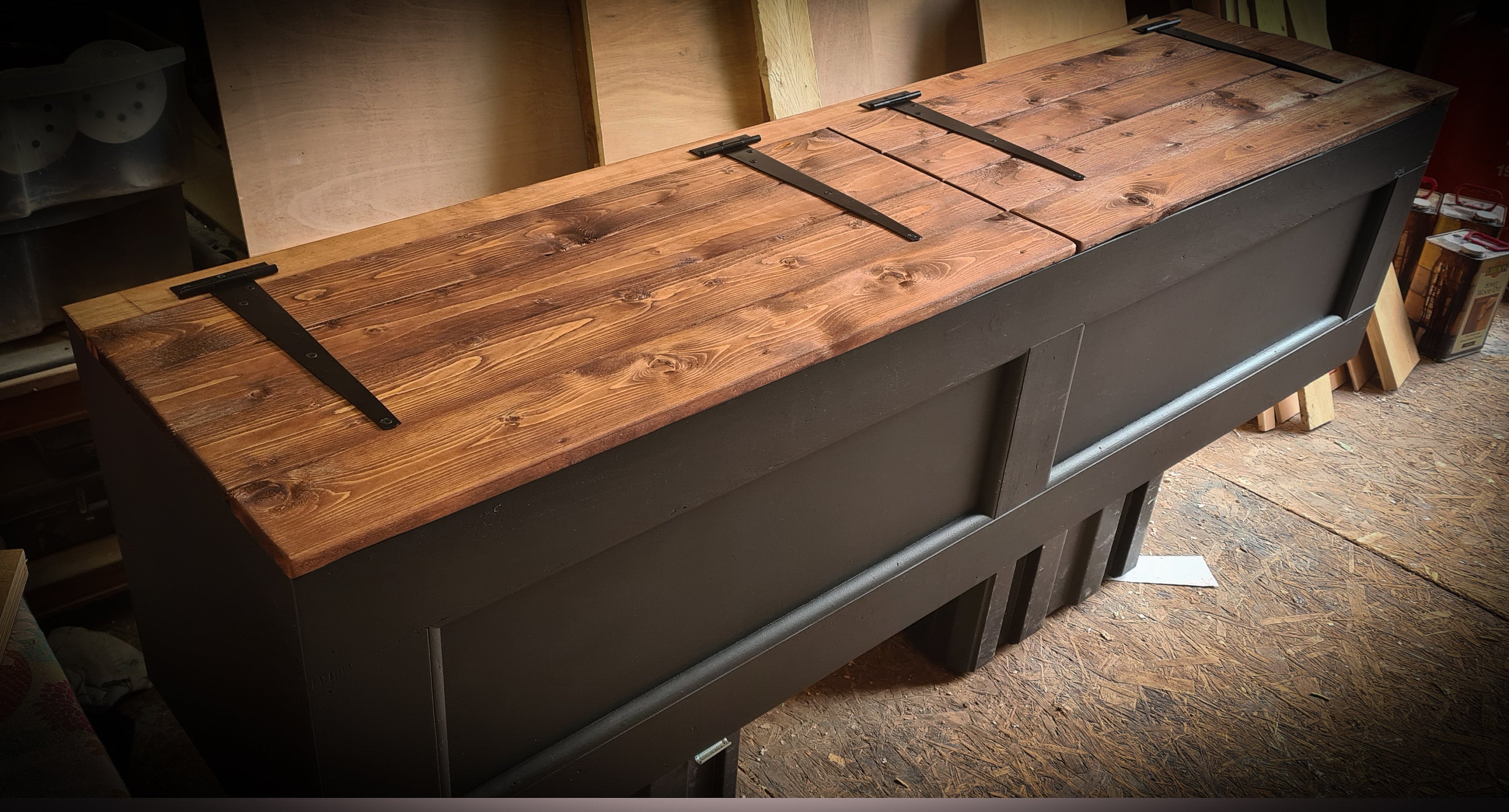 Wooden Storage/seating Box Trunk Box Hand-made the Sophie - Etsy