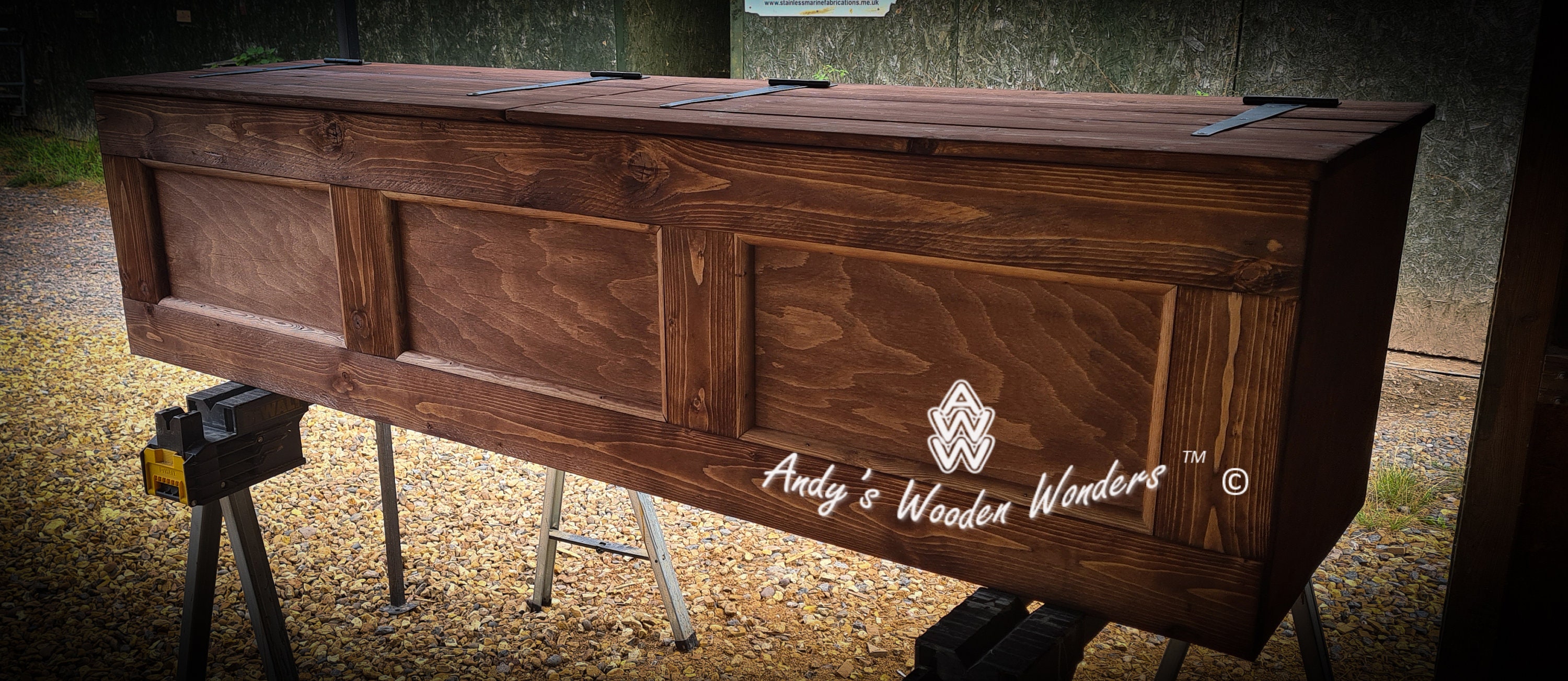 Wooden Storage/seating Box Trunk Box Hand-made the Sophie - Etsy