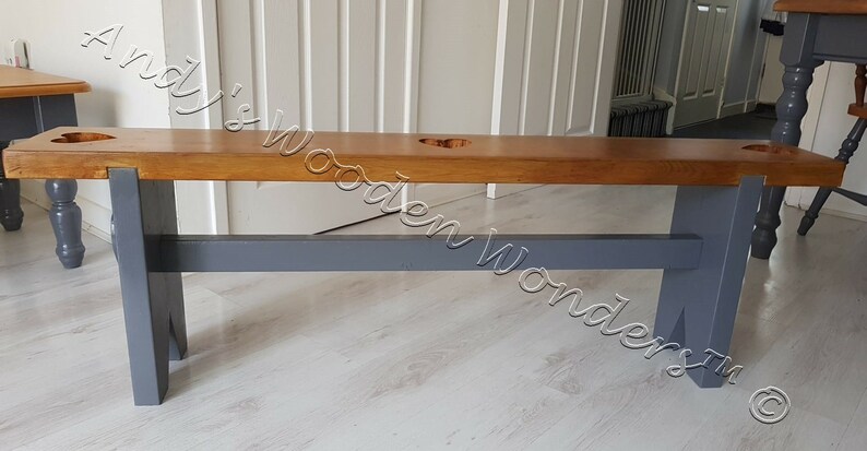 Country Style Bench. Rustic, Bespoke, Reclaimed Timber. Made-to-order ...