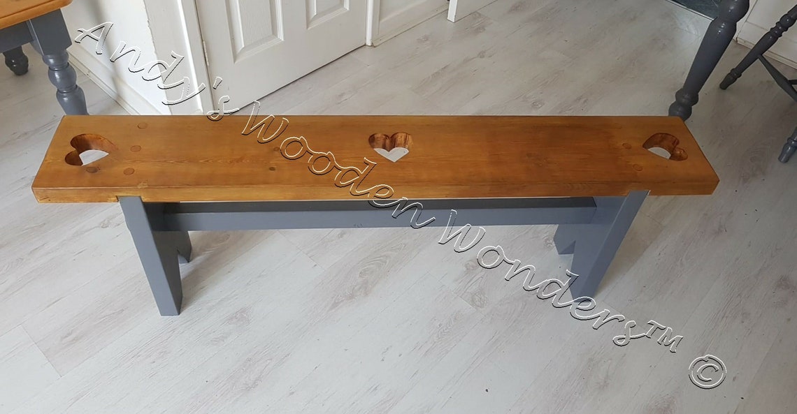 Country Style Bench. Rustic, Bespoke, Reclaimed Timber. Made-to-order ...