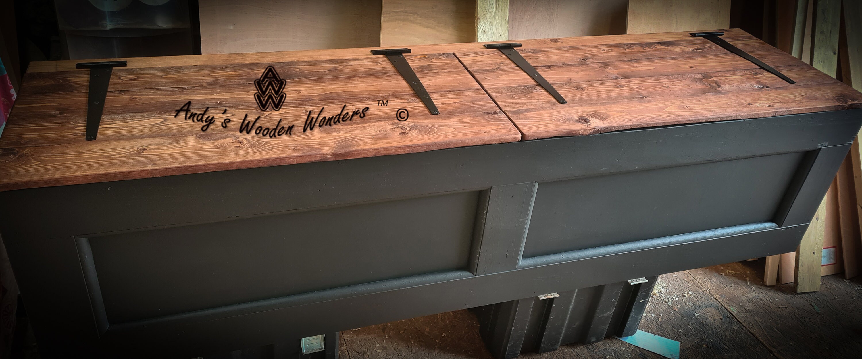 Wooden Storage/seating Box Trunk Box Hand-made the Sophie - Etsy