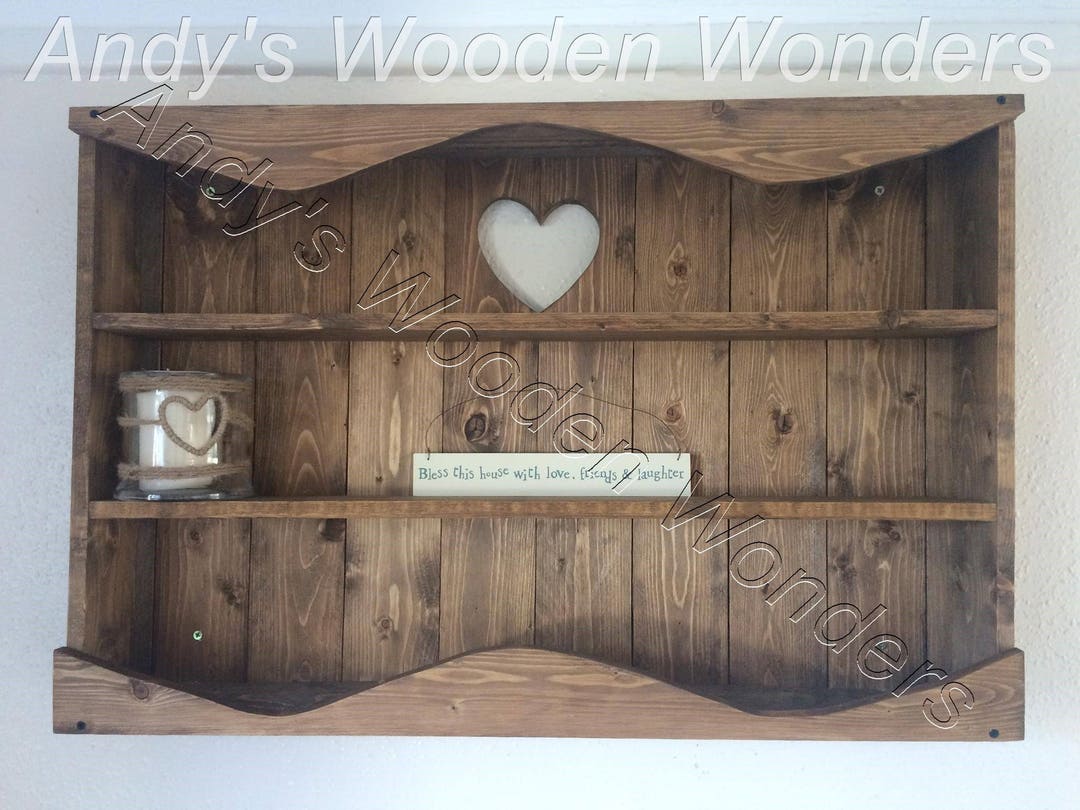 Heart Shelf Unit. Rustic, Bespoke, Reclaimed Timber. Made-to-order. - Etsy